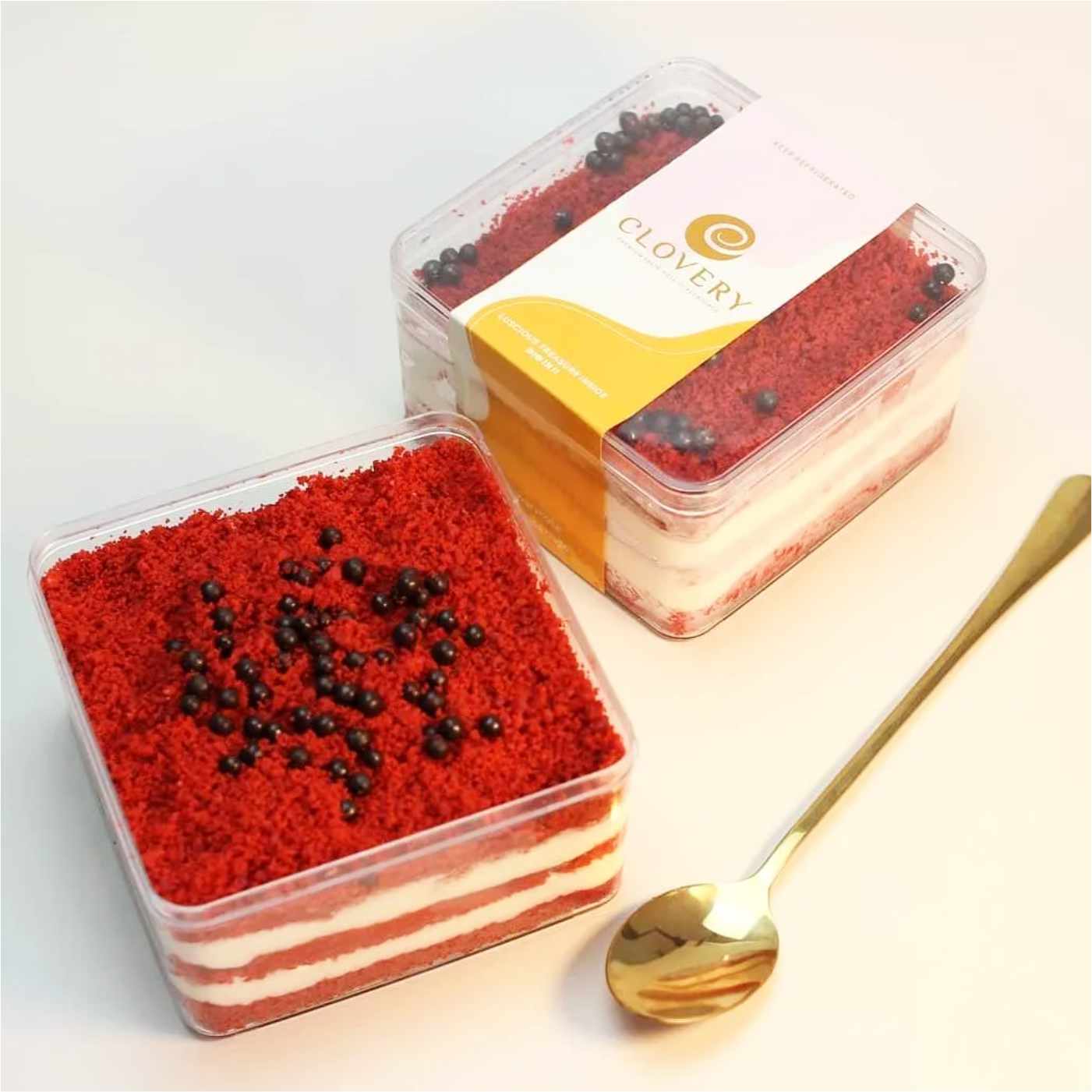Redvelvet Dessertbox – Clovery Cakes
